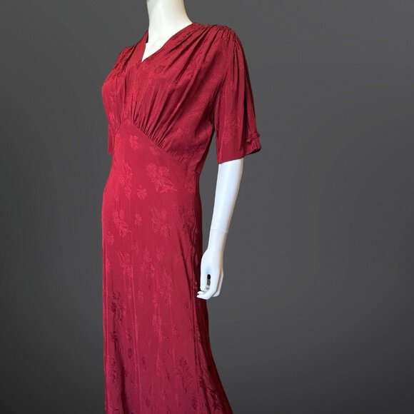 Les Habitudes | Dresses | 99s Les Habitudes 1940s Style Bias Cut Maxi ...